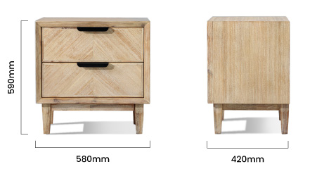 McKenna Bedside Table | Cielo